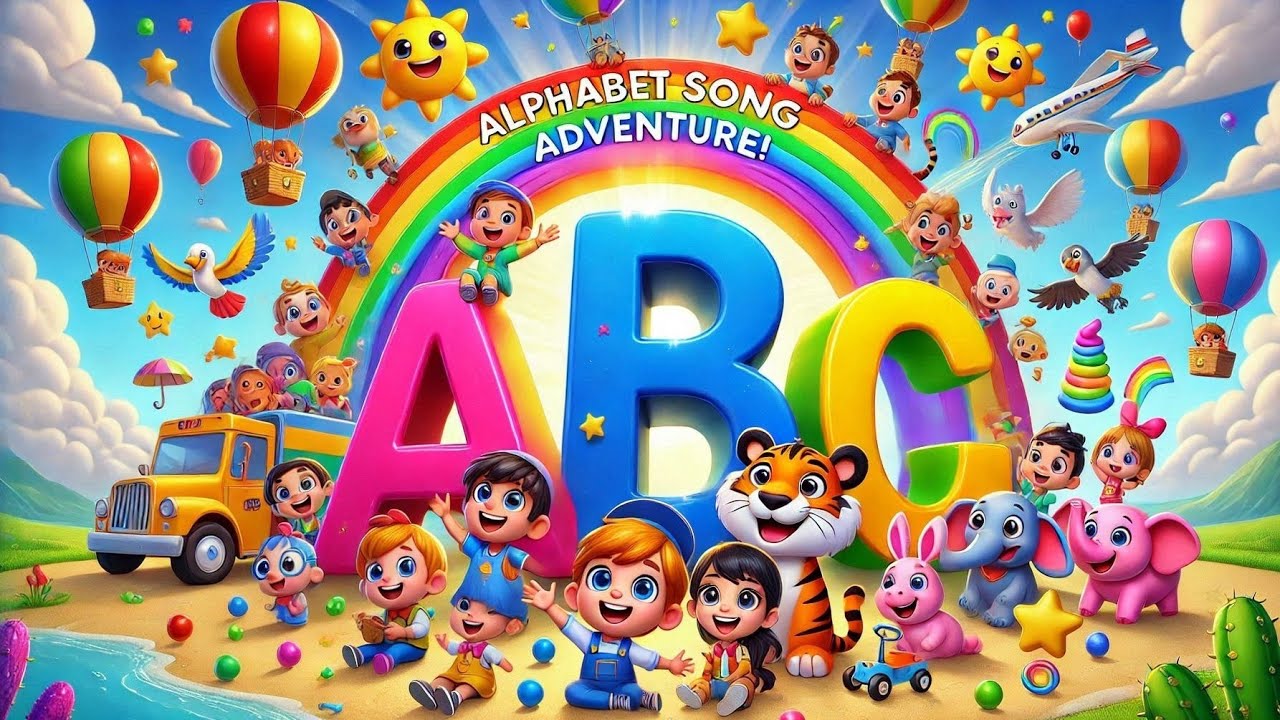 ABC Song for Babies | Alphabet & Phonics Nursery Rhymes for Children ...