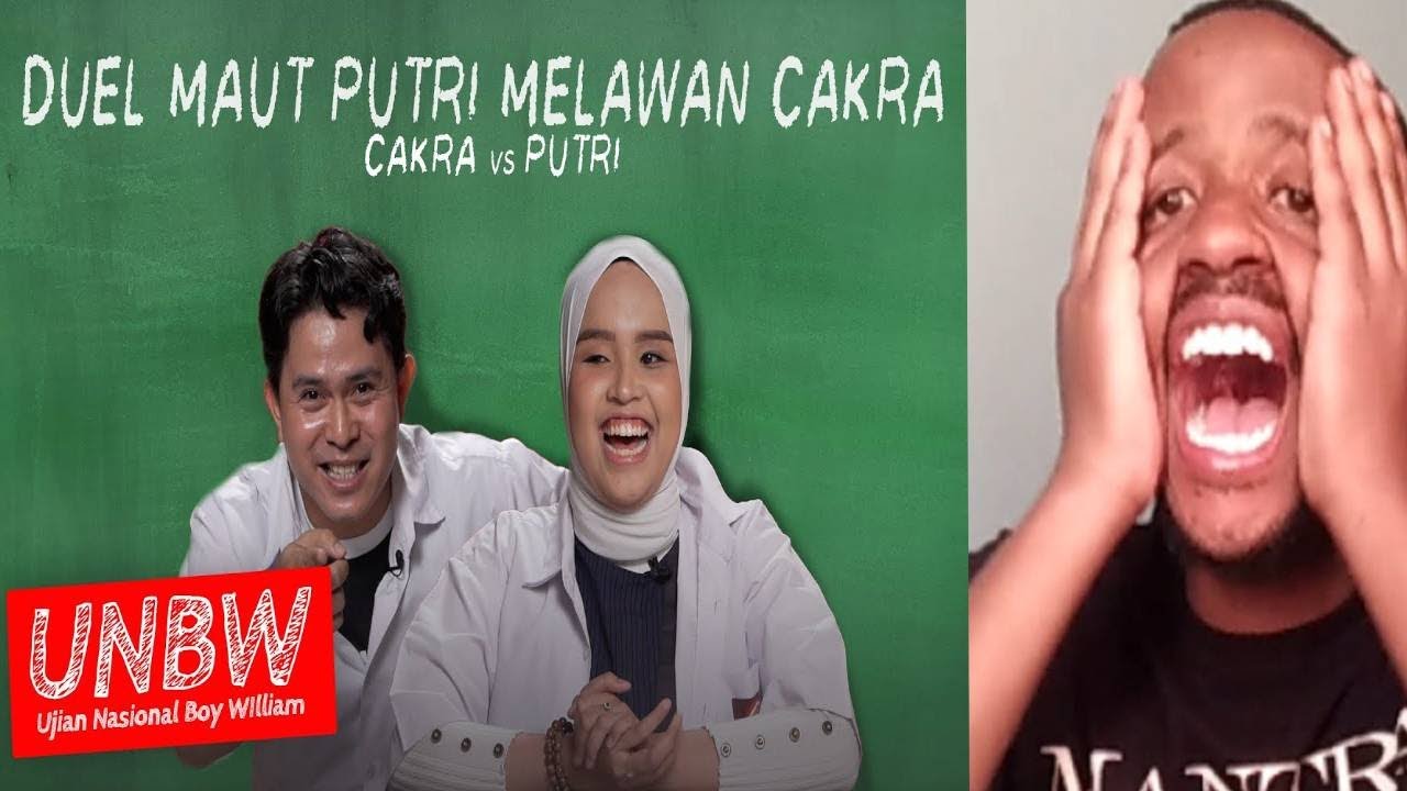 PUTRI ARIANI LAWAN CAKRA KHAN! SIAPA LEBIH PINTAR? | #UNBW Reaction ...