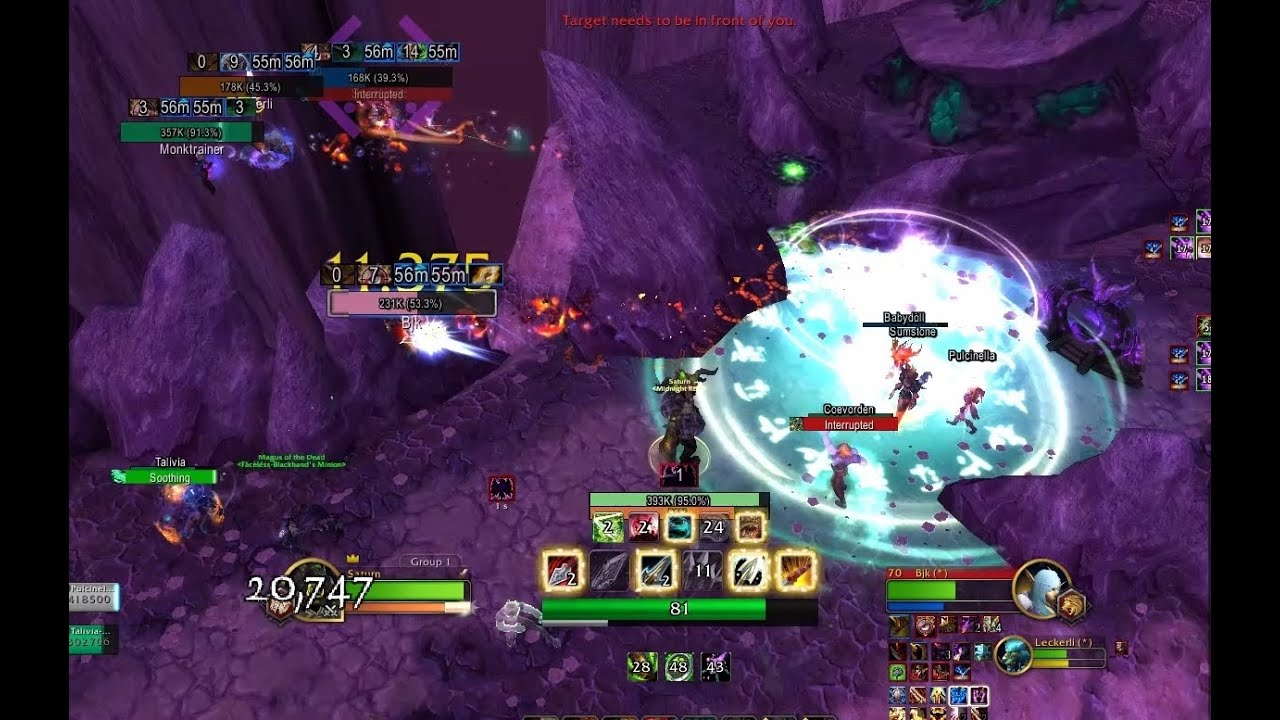 Rifting in Eye of the storm. Warlock, Monk combo. - YouTube