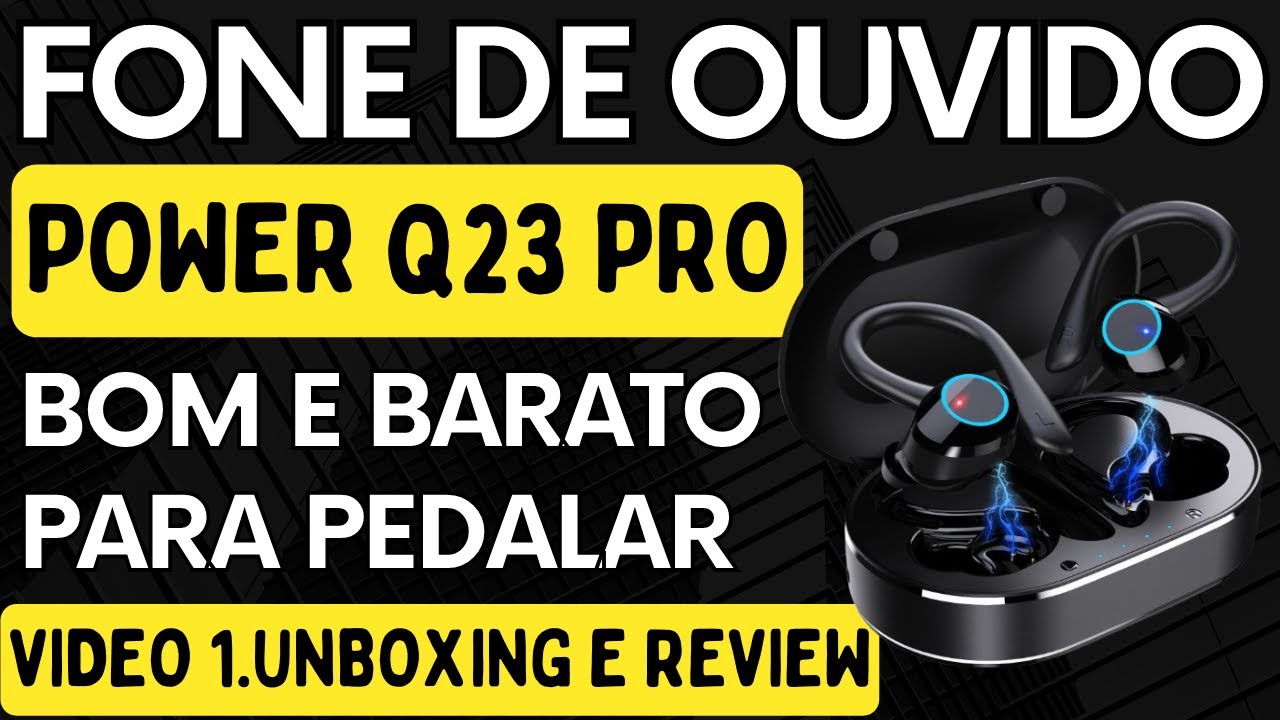POWER Q23 PRO - um fone MUITO BARATO para ciclismo #041 - YouTube