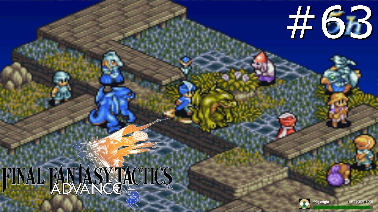 Final Fantasy Tactics Advance [63] Avoiding the blue mage - YouTube
