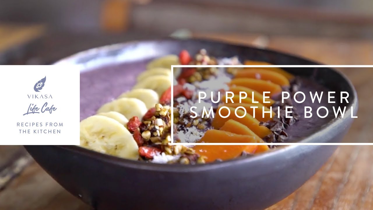 Vikasa Life Cafe, Koh Samui Thailand | Recipe: Purple Power Smoothie ...