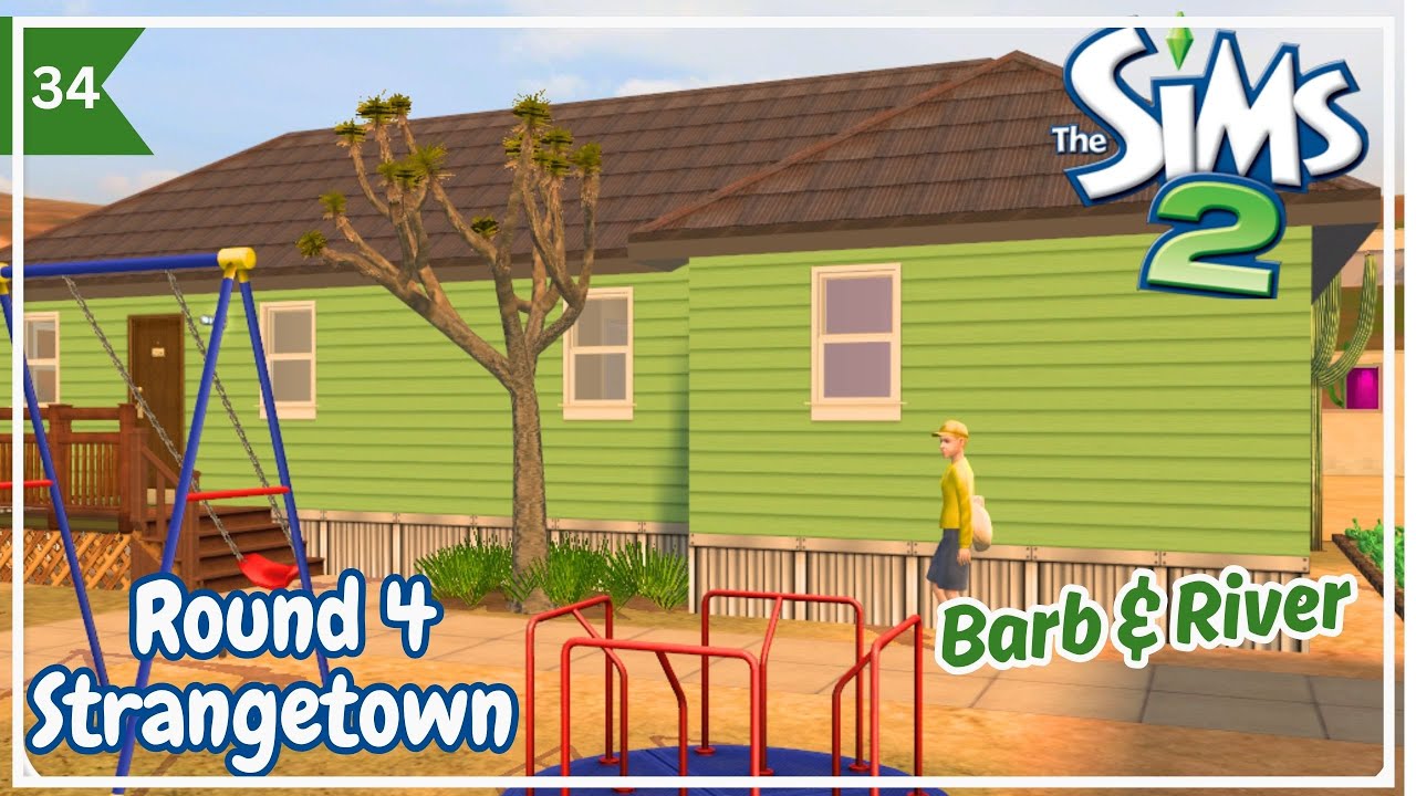 Let’s Play Sims 2 Strangetown - Barb & River Move to the Trailer Park - YouTube