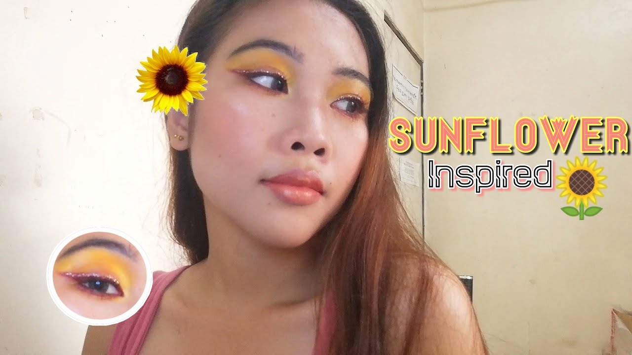 Sunflower🌻 Inspired Makeup Look |Stephanie I. |Philippines - YouTube