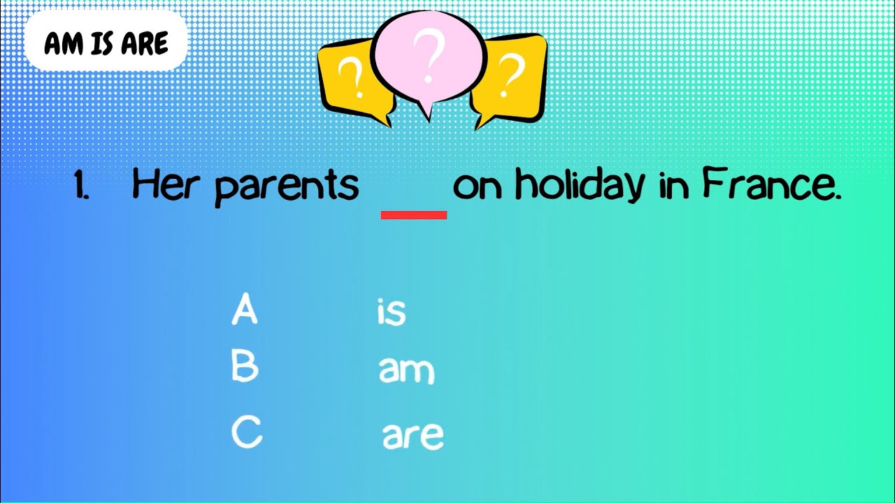 AM - IS - ARE | Test | Present Simple | Grammar Quiz - YouTube
