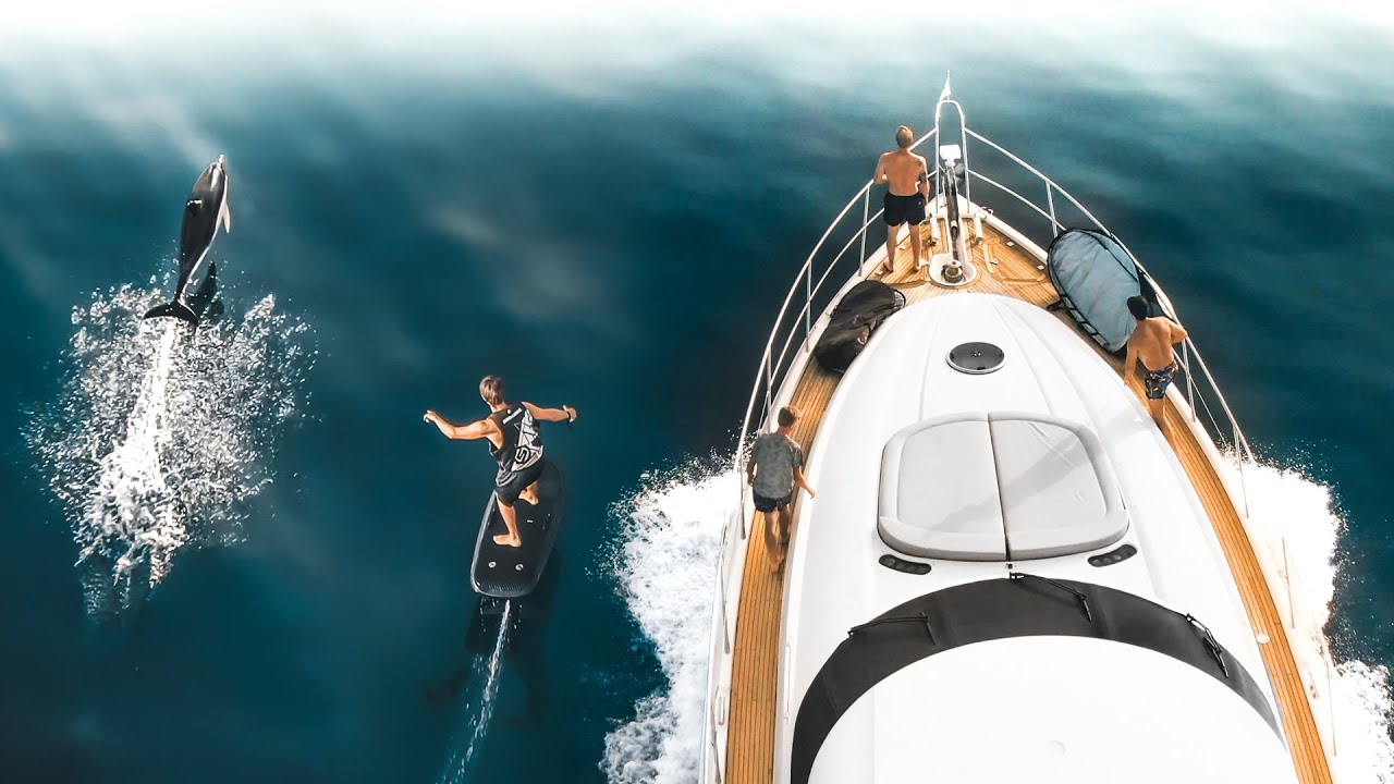 SURFING FROM A YACHT, AND THIS HAPPENED!! | VLOG⁵ 2 (Part 2) - YouTube