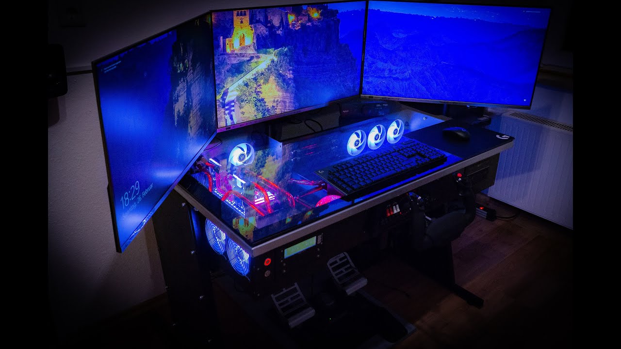 Building a PC desk case from scratch with RTX 4090 and i9 13900K for ...