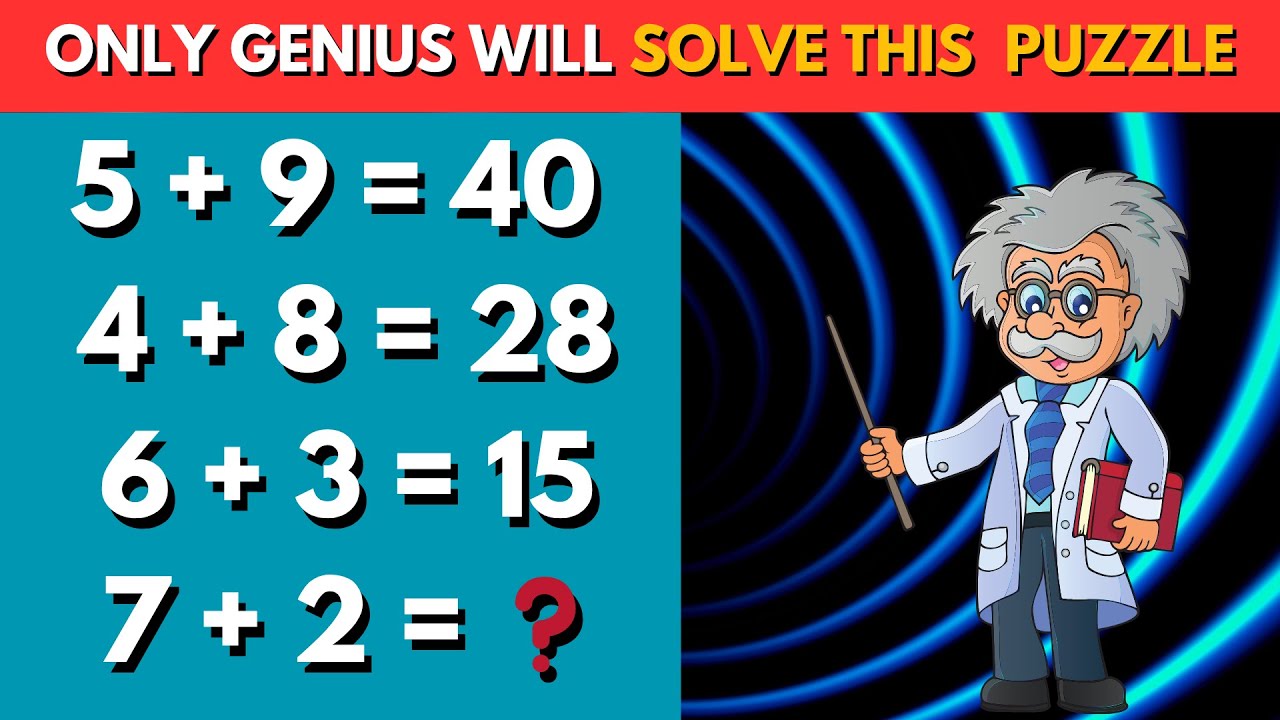 Only 1% Solve This Math Pattern! 🤯 | Genius Brain Challenge - YouTube