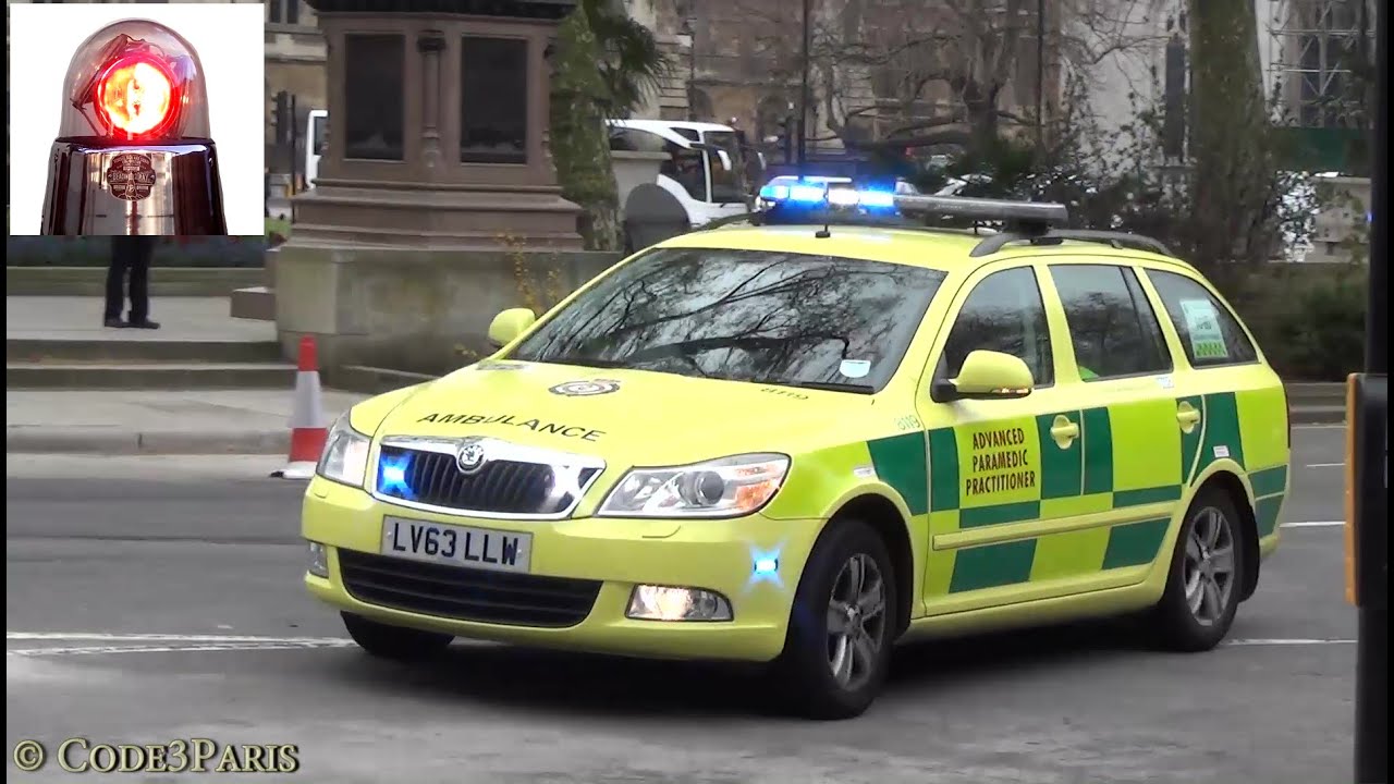 London Ambulance Rapid Response Vehicles (compilation) - YouTube