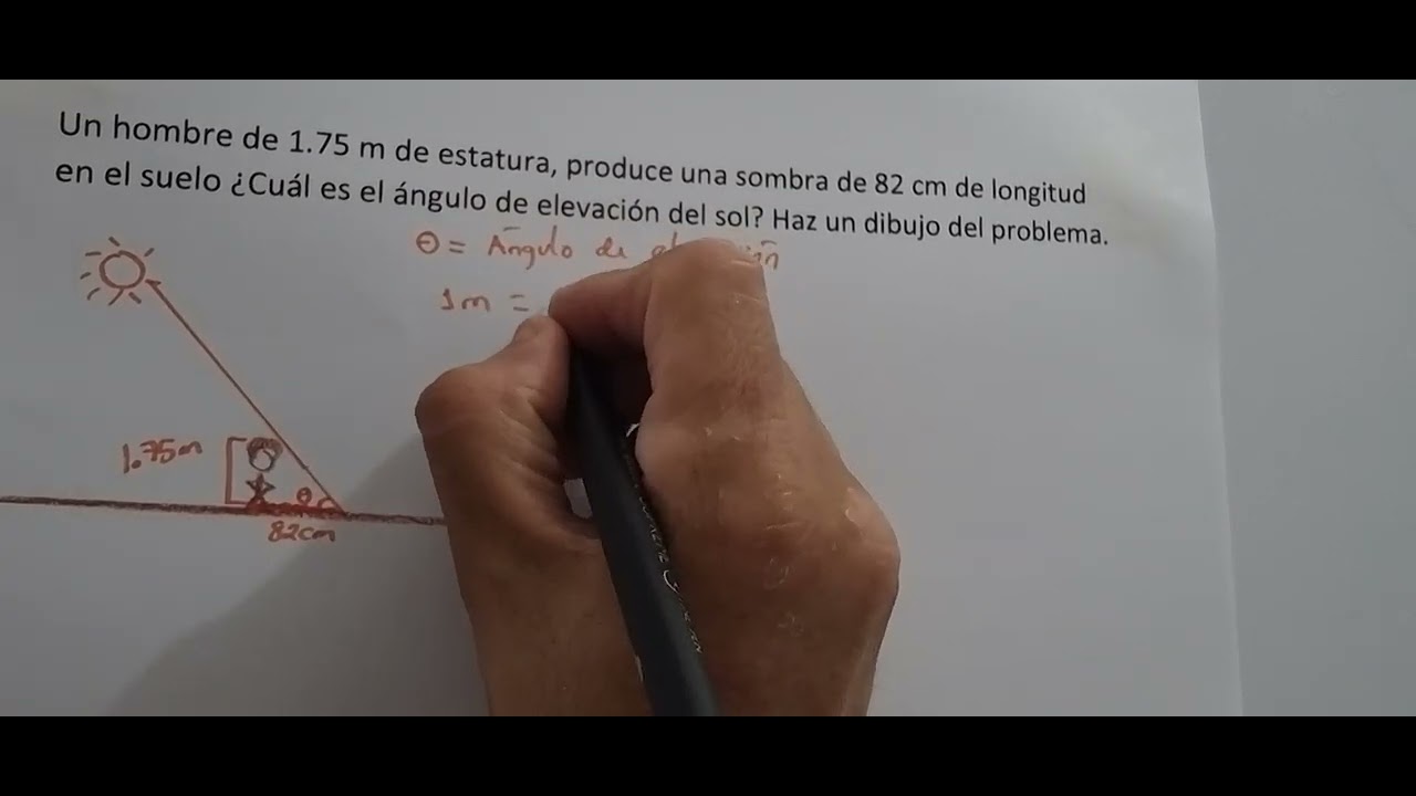 Un Hombre De 1 75m De Estatura Produce Una Sombra De 82 Cm De Longitud Un Hombre De 1 75m De Estatura Produce Una Sombra De 82 Cm De Longitud