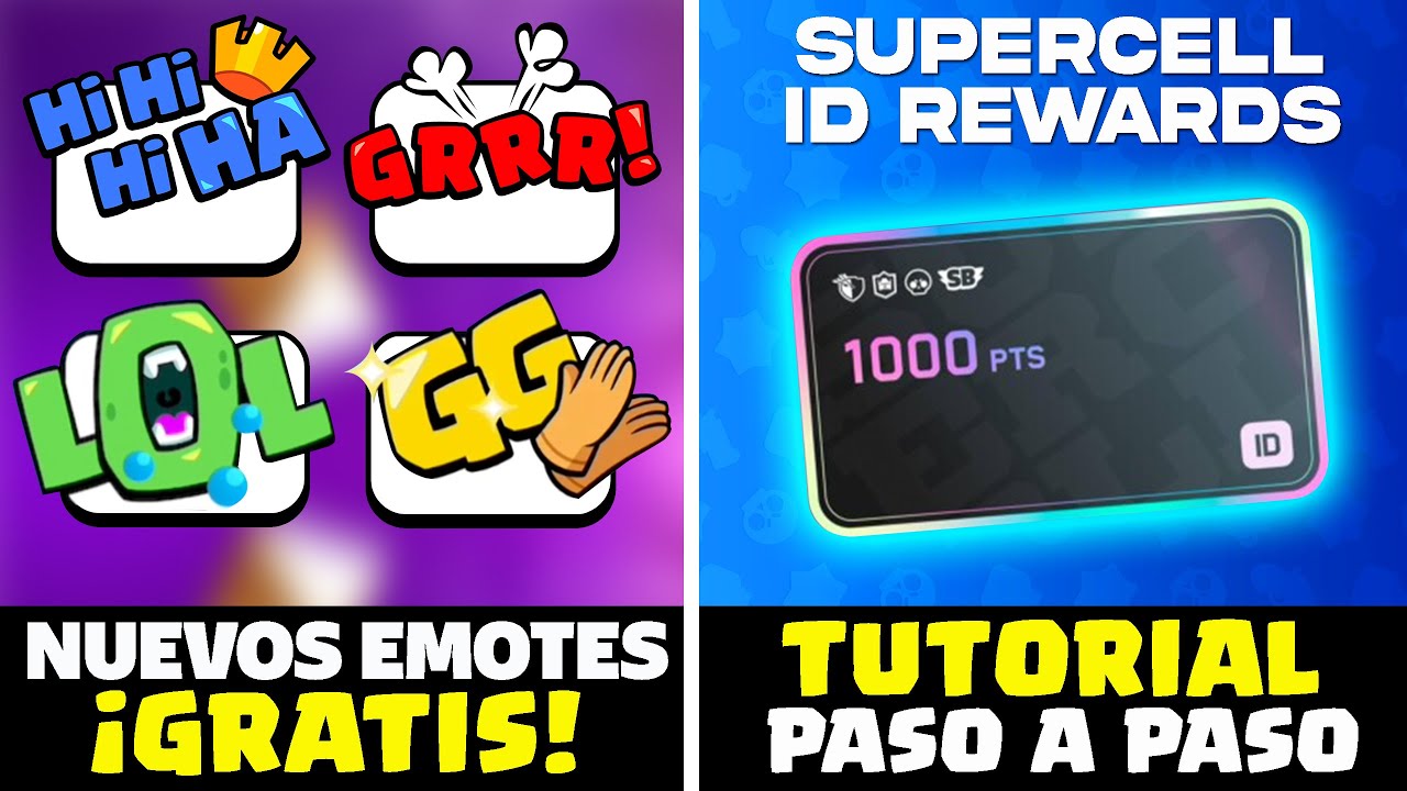 NUEVOS EMOTES YA DISPONIBLES - Tutorial para Vincular Nuevo Supercell ...