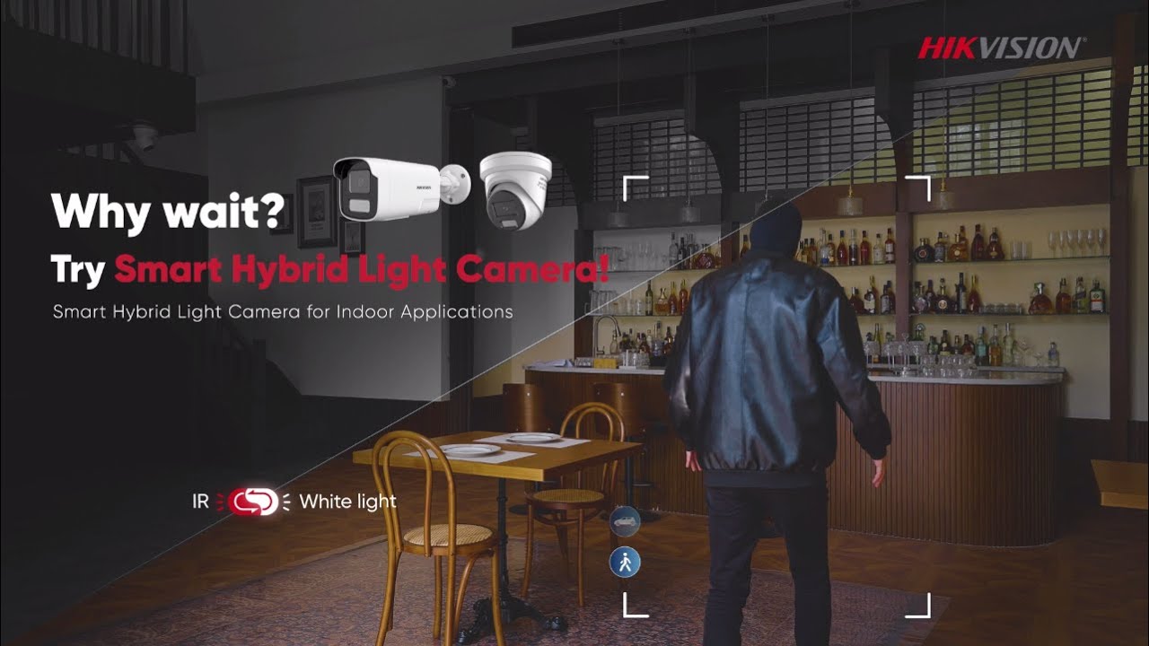 Hikvision Smart Hybrid Light Camera for Indoor Applications - YouTube