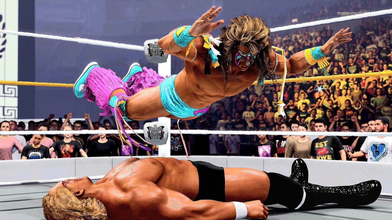 WWE 2K24 ULTIMATE WARRIOR DEFEATS SYCHO SID AND BECOMES THE NEW WWE ...