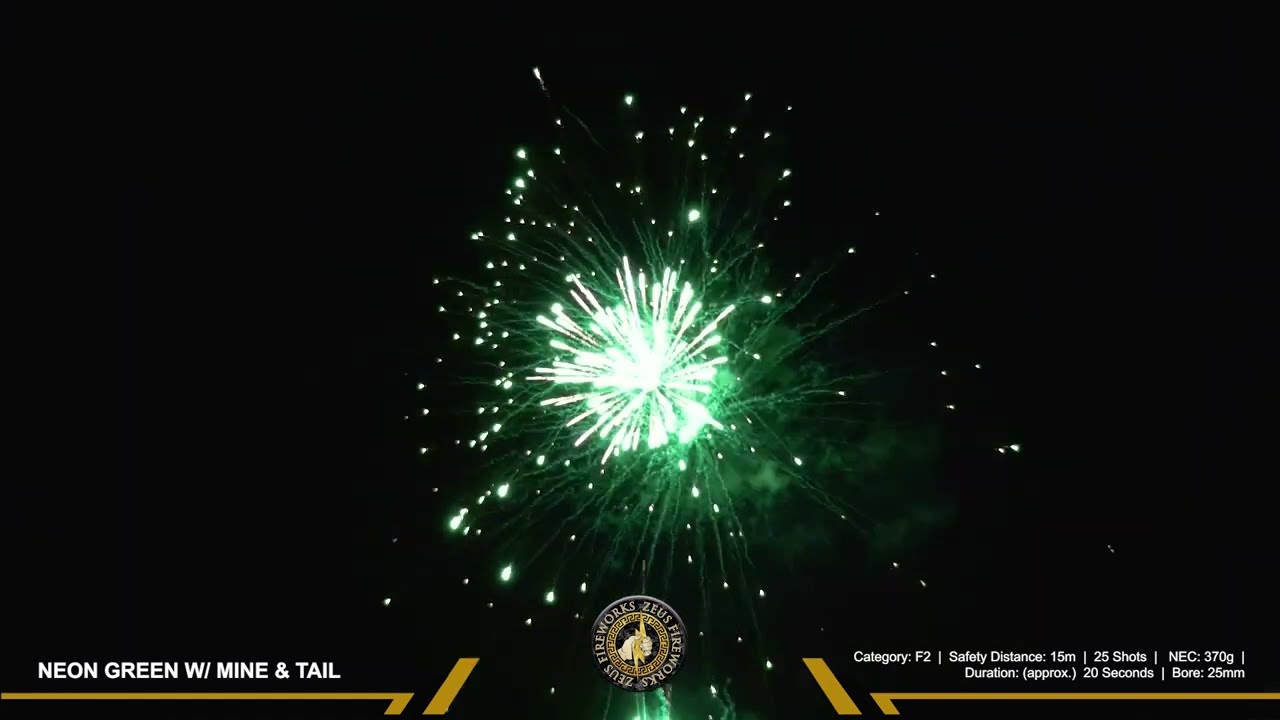 Lime Green Fireworks