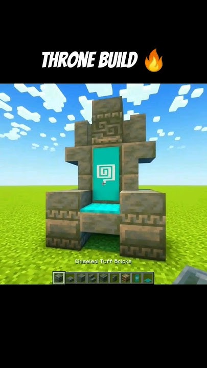 Amazing throne build in Minecraft. - YouTube
