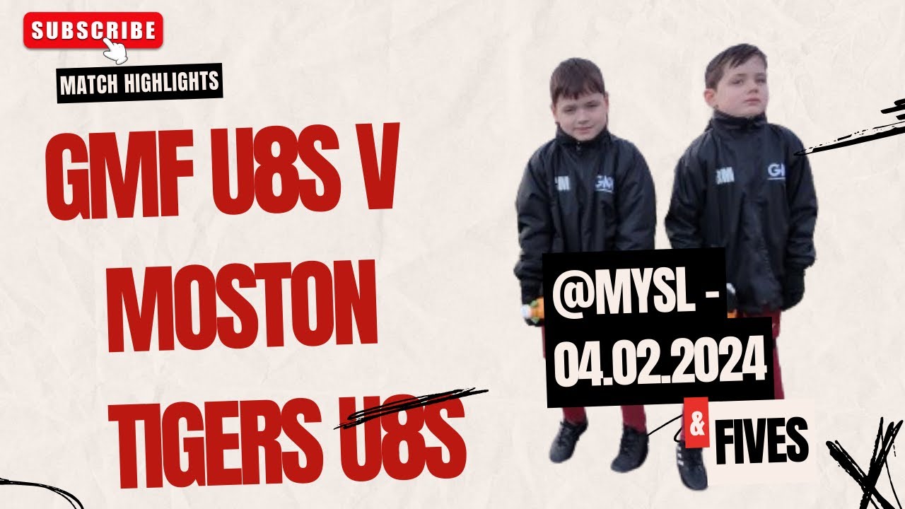 One of the games of the MYSL season - GMF v Moston Tigers U8s ...