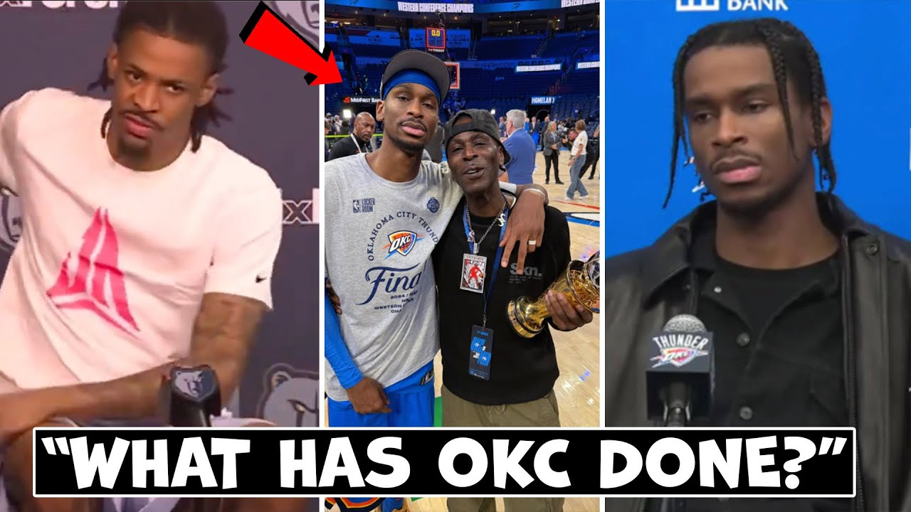 Ja Morant SALTY about Shai Gilgeous-Alexander & OKC Thunder on Finals ...