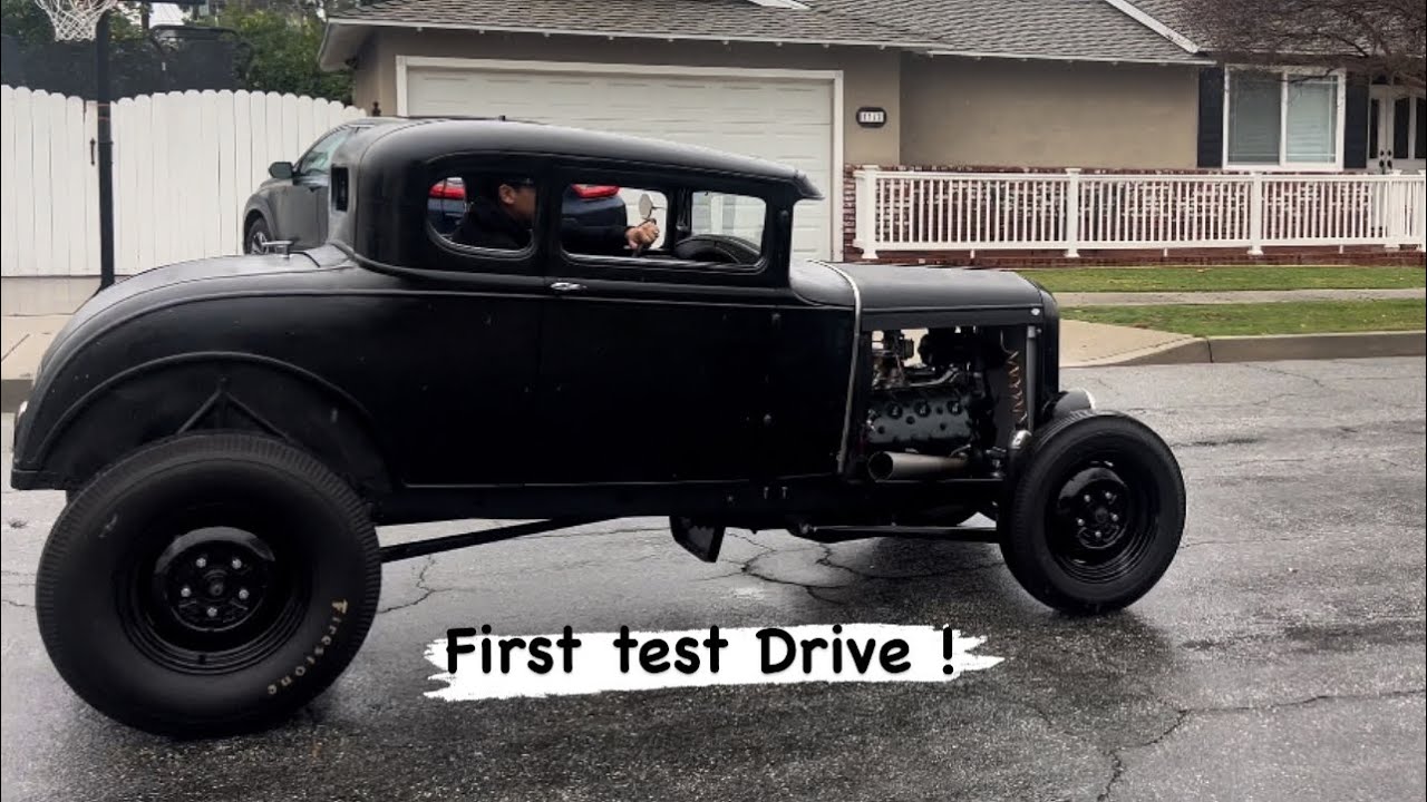 First Test Drive On The Model A Coupe !! - YouTube
