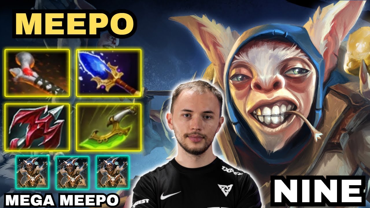 🔥 NINE Meepo Midlane Highlights 🔥 Mega Meepo Gameplay By NINE - Dota 2 ...