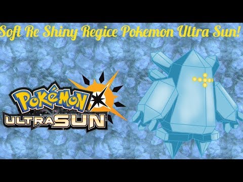 Catching Shiny Regice In Pokemon Ultra Sun! 1354 Soft Re 🙌👏💪😎 - YouTube