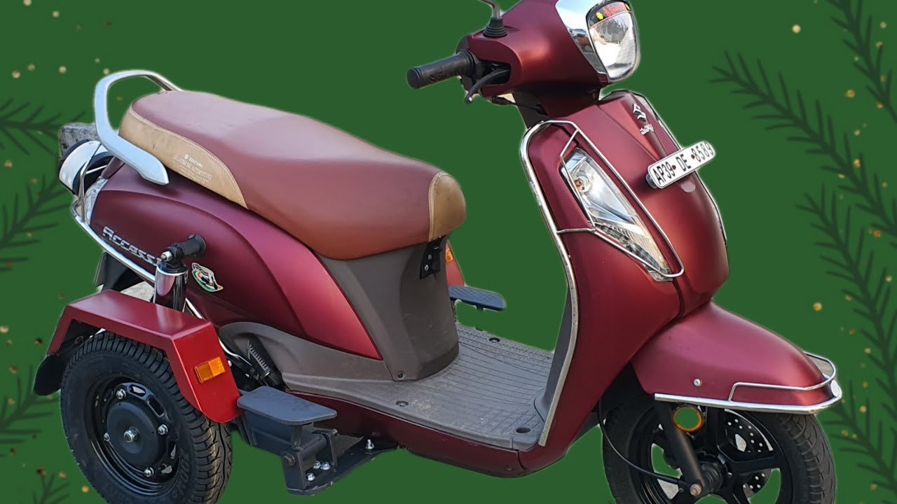 Suzuki Access 125cc modified by BAJEE AND SONS MOBILITY VIJAYAWADA ...