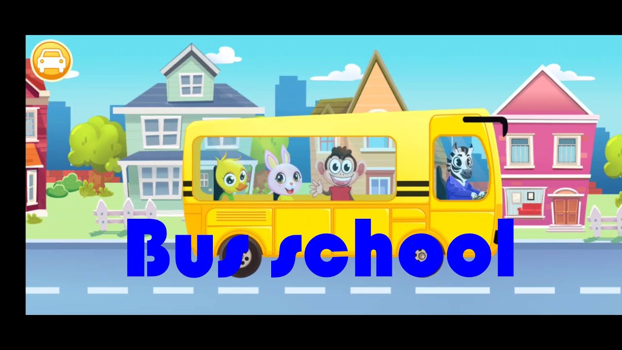 Car Builder 2020 Bus this is the way we go to school Game for Kids ...