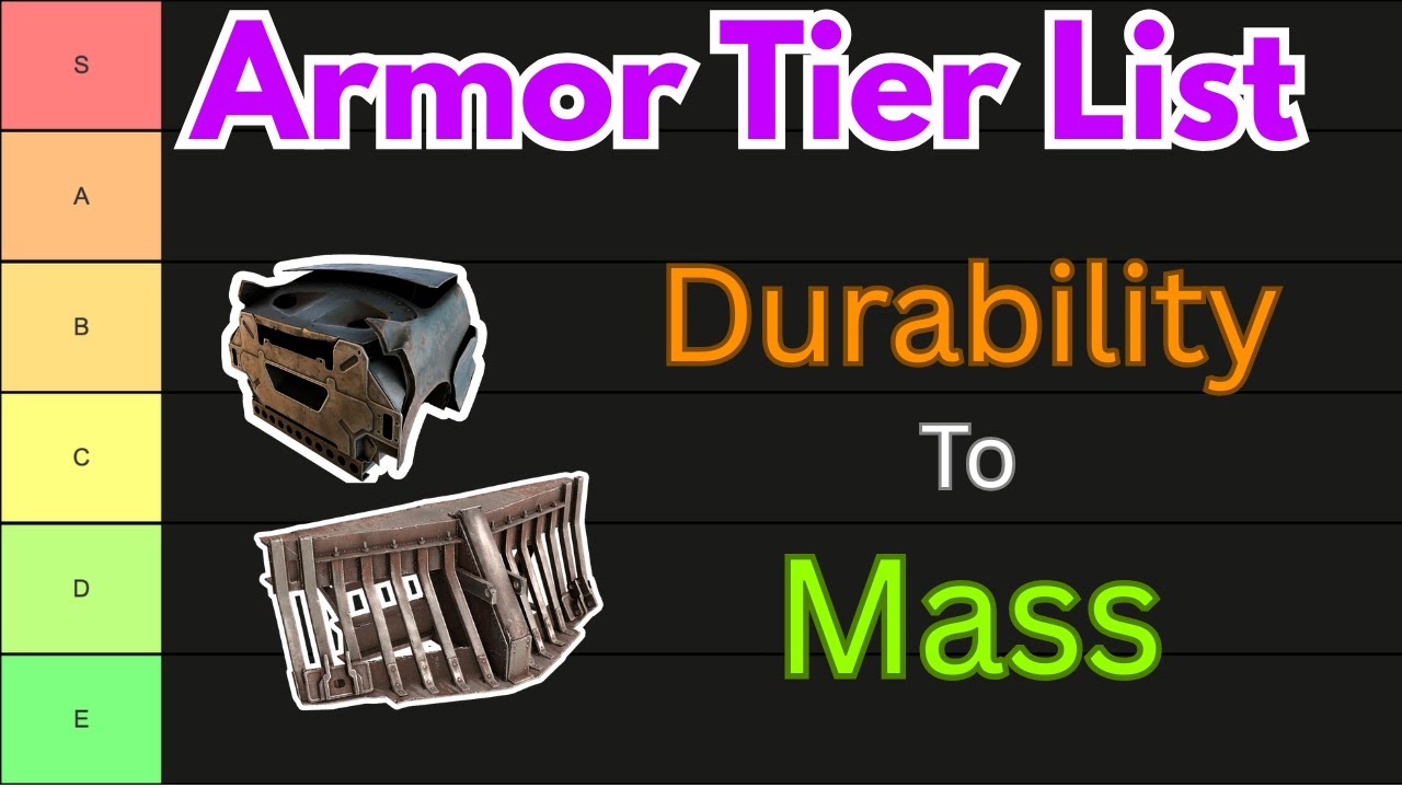 Durability to Mass Ratio Tier List !!! | Crossout | - YouTube