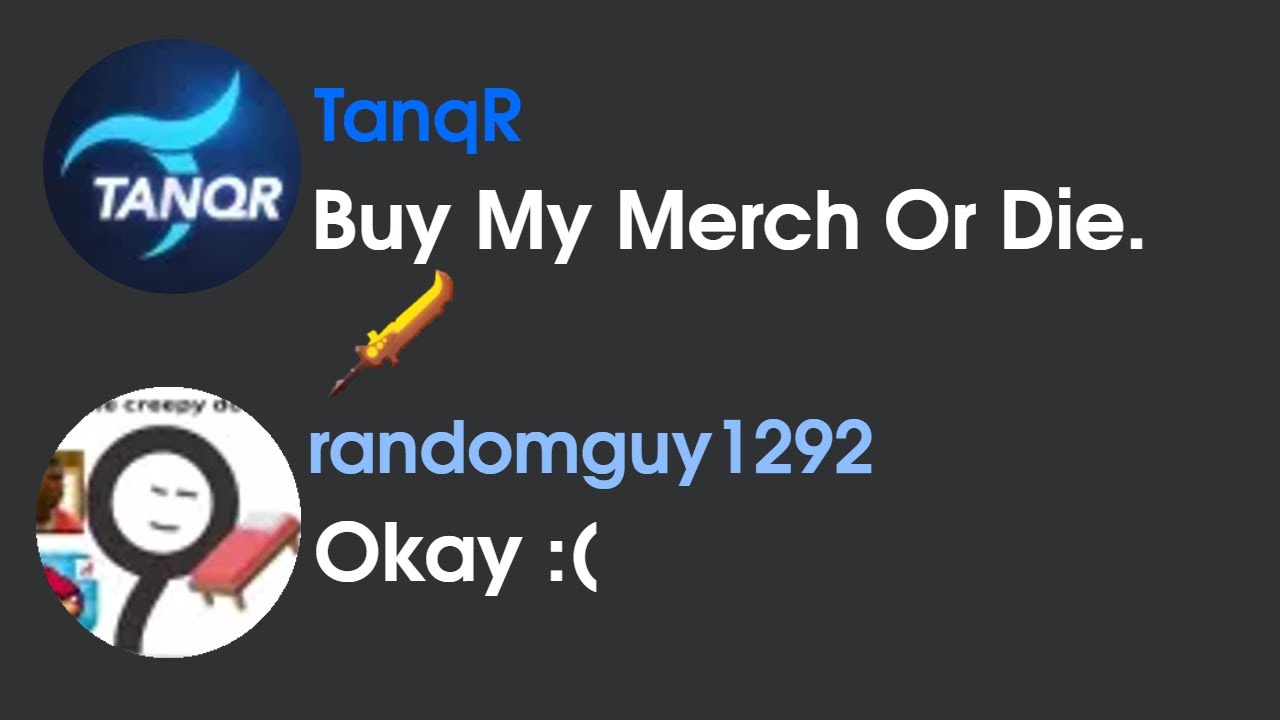 When You Get TanqR Merch (Roblox Bedwars) - YouTube