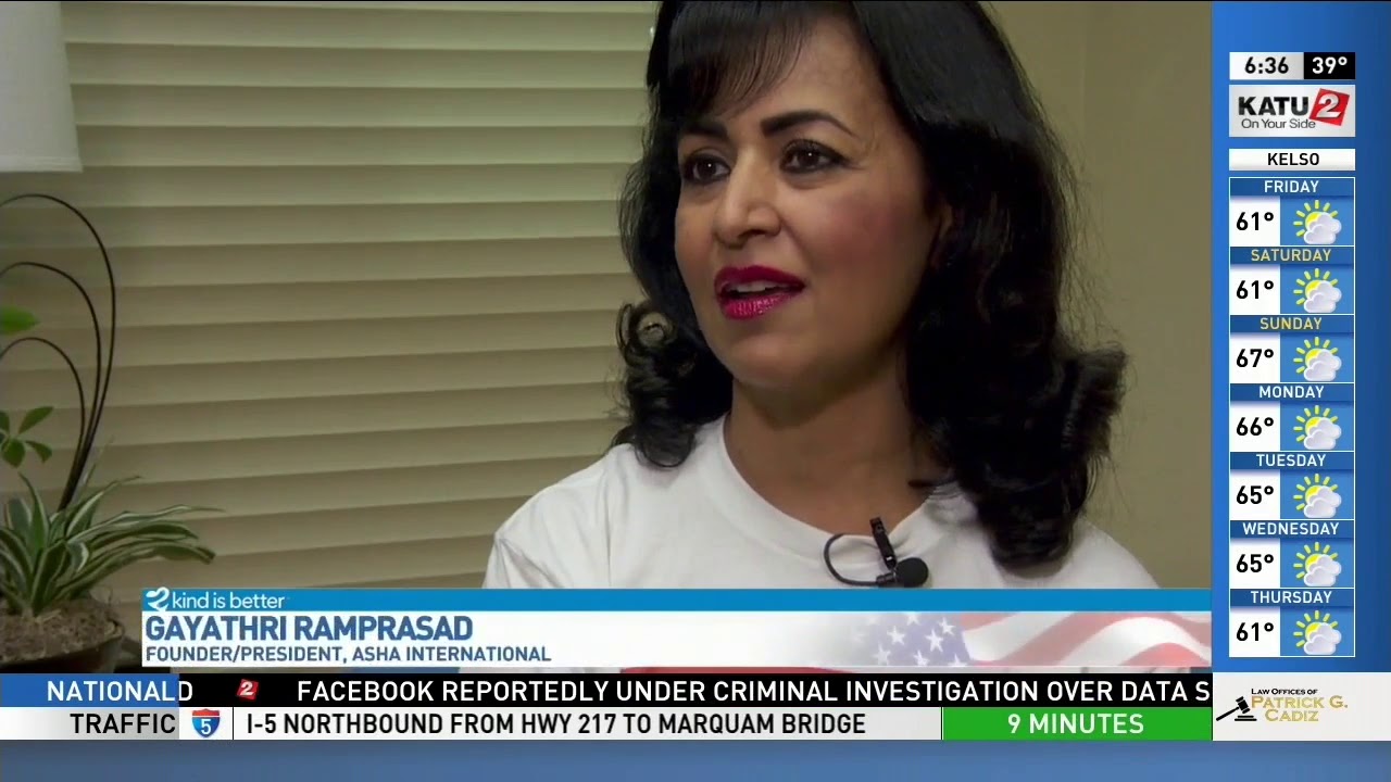 Saving Lives Through Stories: ASHA founder & President Gayathri ...