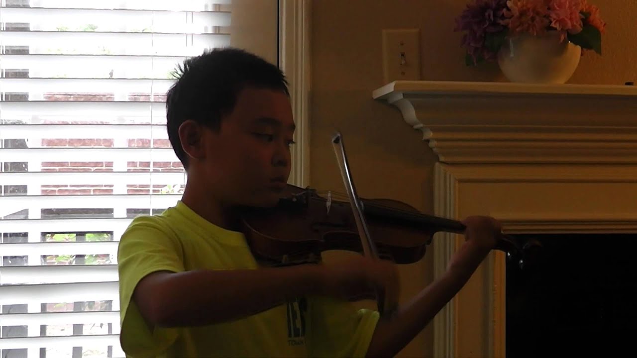 Tim performs Seitz violin pupil's concertos No. 2, in G, Op. 13 - YouTube