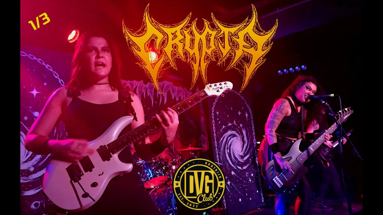 CRYPTA - In The Other Side European Tour 2025 - 1/3 - live @ DVG Club Kortrijk 13 août 2025 - 4K ...