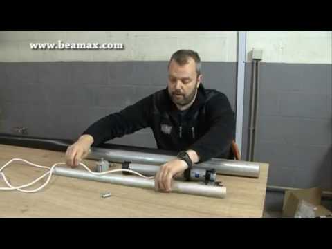 How to make your own electric projection screen - YouTube