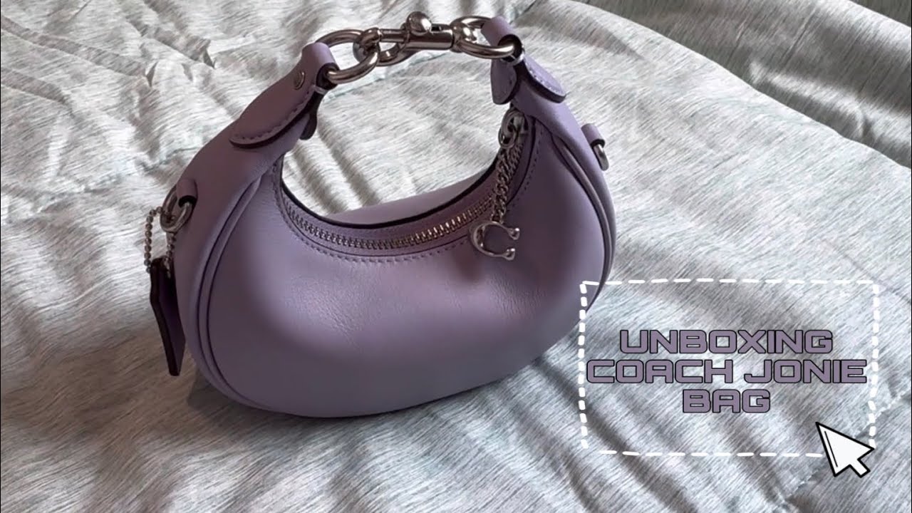 COACH JONIE BAG UNBOXING + What Fits! - YouTube