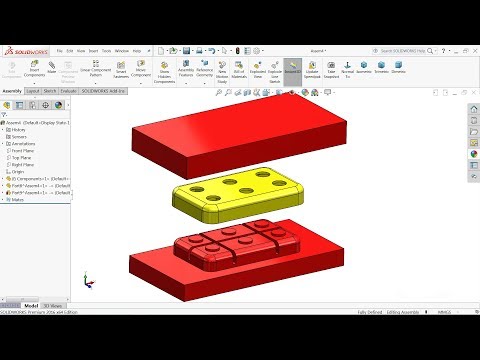 Solidworks tutorial | Mold Design in Solidworks | Cavity and Core in Solidworks
