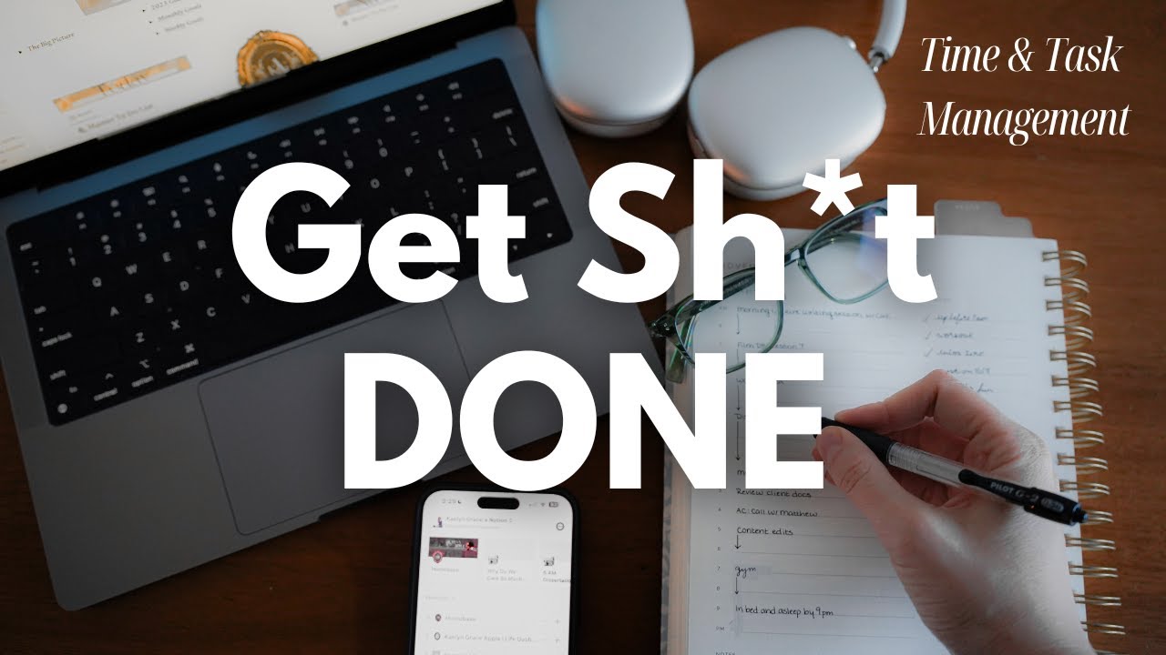 How To: 3-Part Productive Planning System for Time & Task Management | AD - YouTube