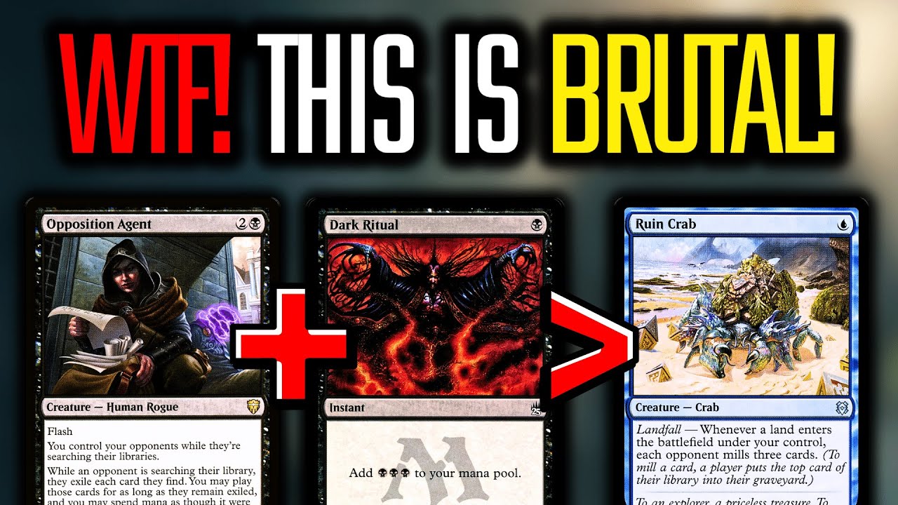 Opposition Agent Is A *BRUTAL* Magic Card 😡 | Mill | Legacy | MTGO ...