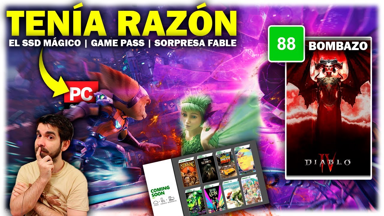 🎮 La MENTIRA del SSD PS5 | Game Pass + Diablo 4 | Fable MAS CERCA ...