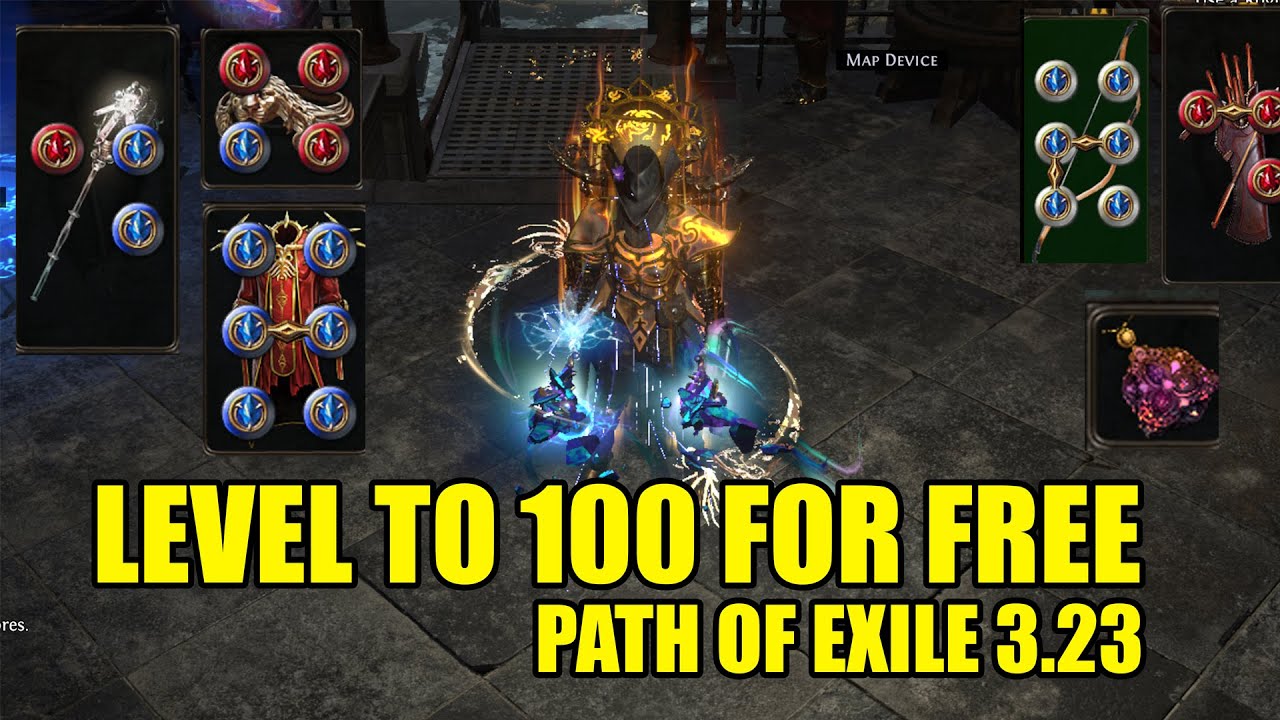 How to Level to 100 in Path of Exile for FREE! [3.23 Affliction League ...