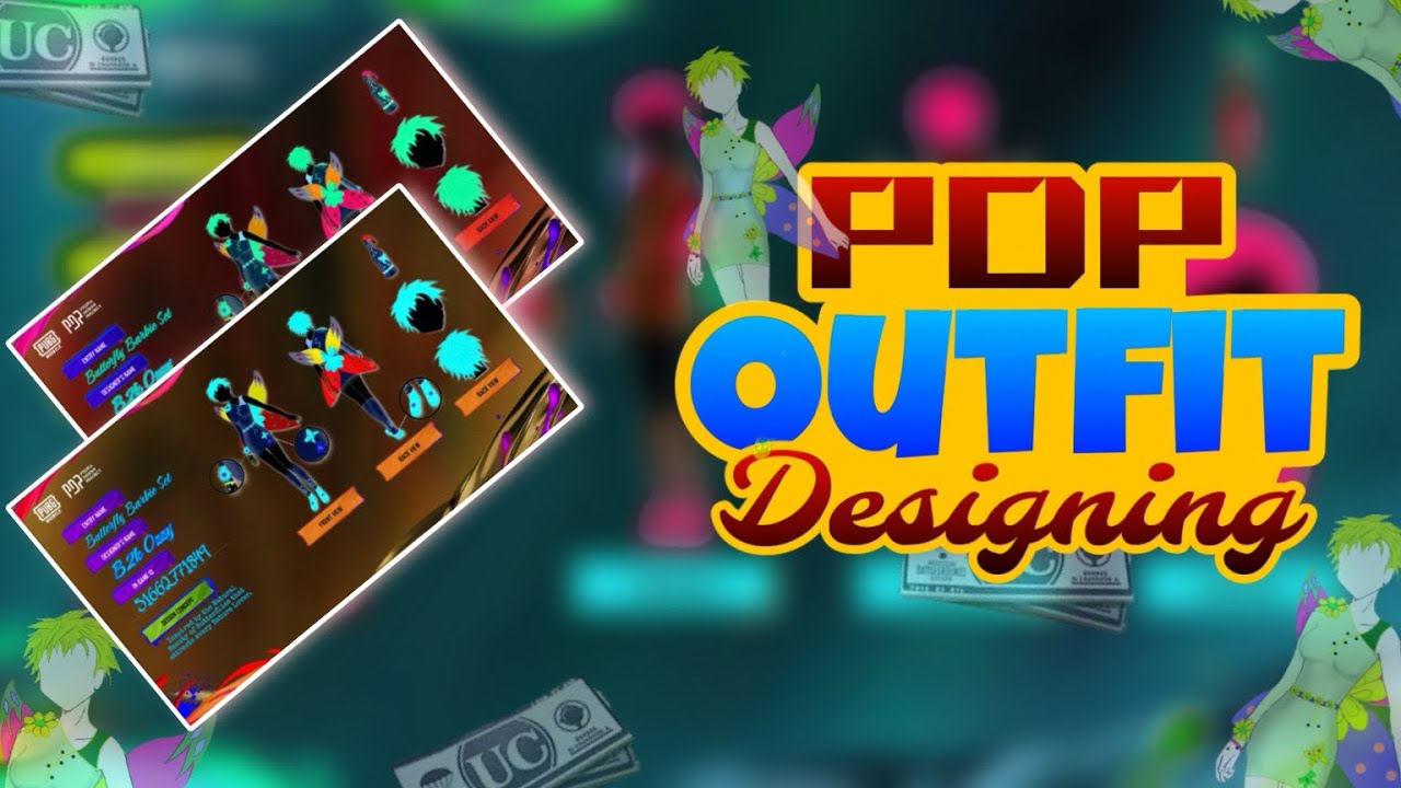 How To create PDP Outfits | PDP Outfit creation | BGMI PDP Outfits ...