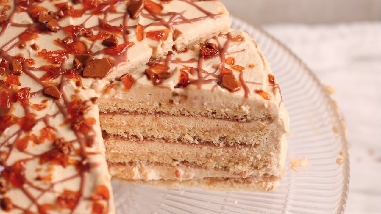 Caramel Cloud Cake - YouTube