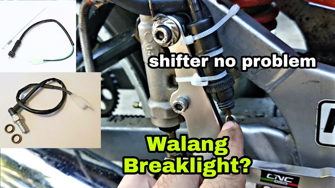 Diy Rear Brake Light switch for Raider 150 Single or Full shifter ...