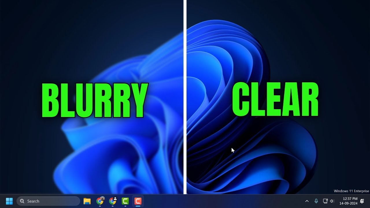 How to Fix Blurry Screen and Font Text in Windows 11 | Fix Blurred ...