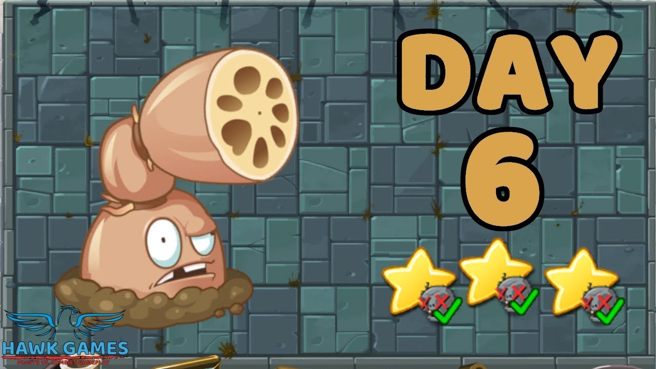 Plants vs Zombies 2 China - Steam Ages Day 6 [Lotus Root Shooter]《植物大战 ...