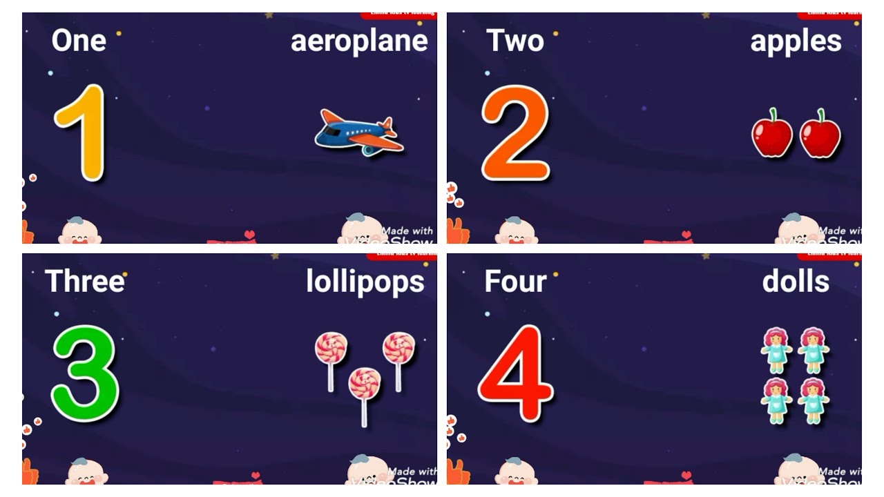 Learn Numbers 1 to 20 | counting 1 to 20 | Easy learn to kids 123 ...