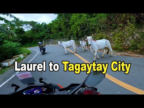 Ride: Laurel, Batangas to Tagaytay City #jimtv - YouTube