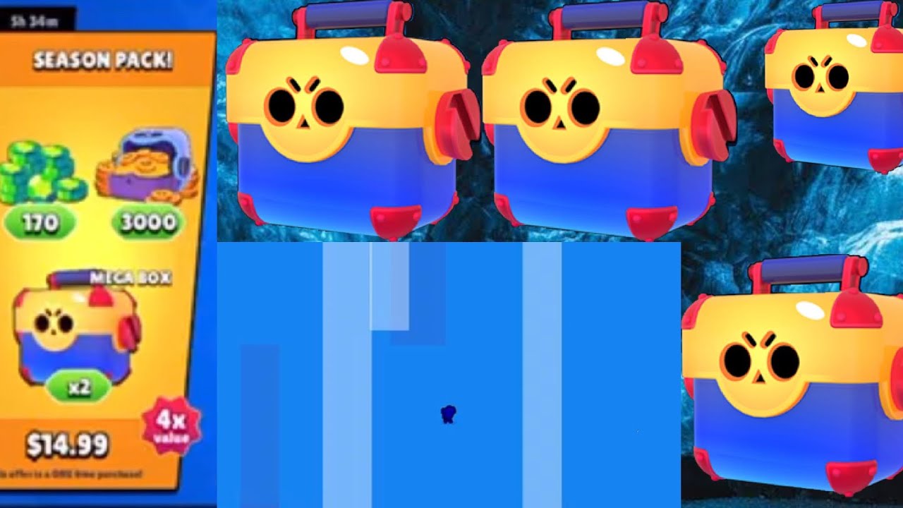 Mega Box Opening Brawl Stars - YouTube
