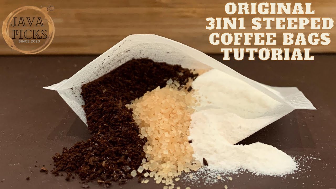 3-in-1 Steeped Coffee Bags Tutorial | Java Picks Coffee - YouTube
