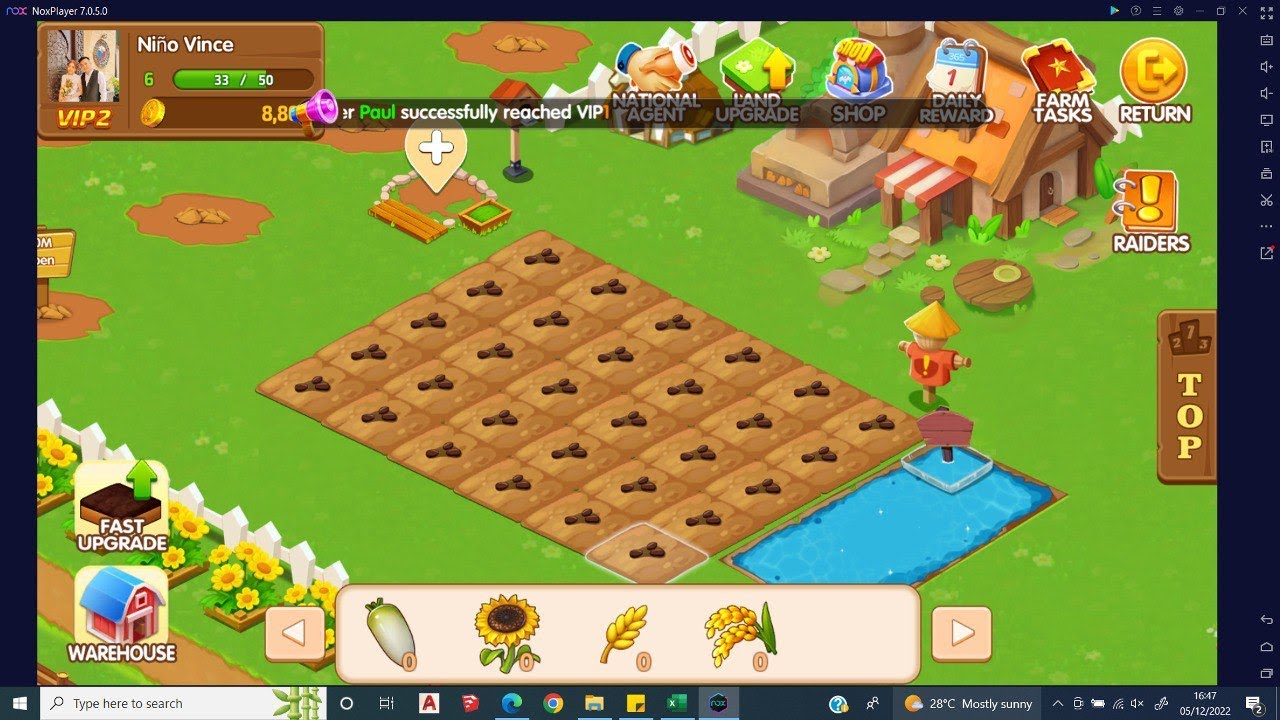 HOW TO PLAY GOLD FARM IN LELE GOLD COIN APP - YouTube