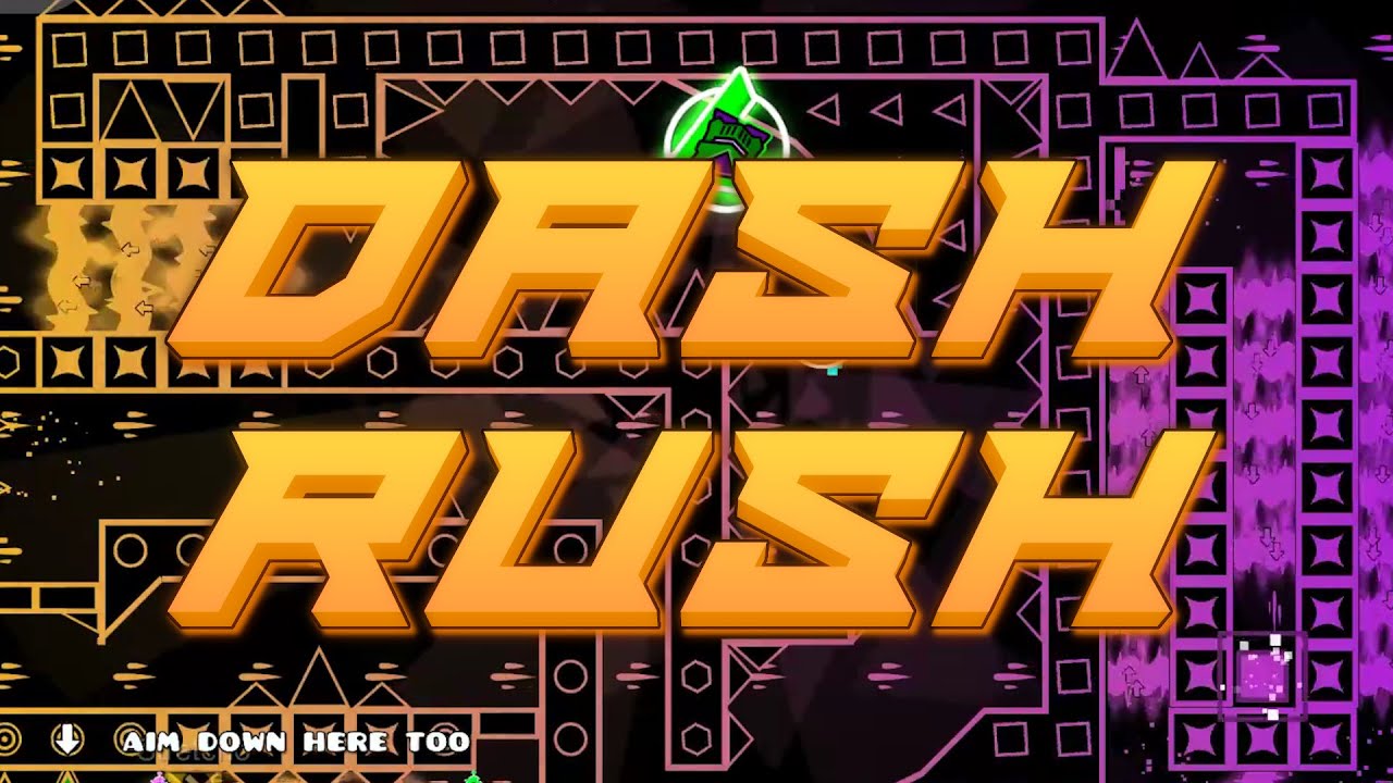 "Dash rusH" 100% | Medium Platformer Demon | Geometry Dash 2.2 | Level by zenothecheetah - YouTube