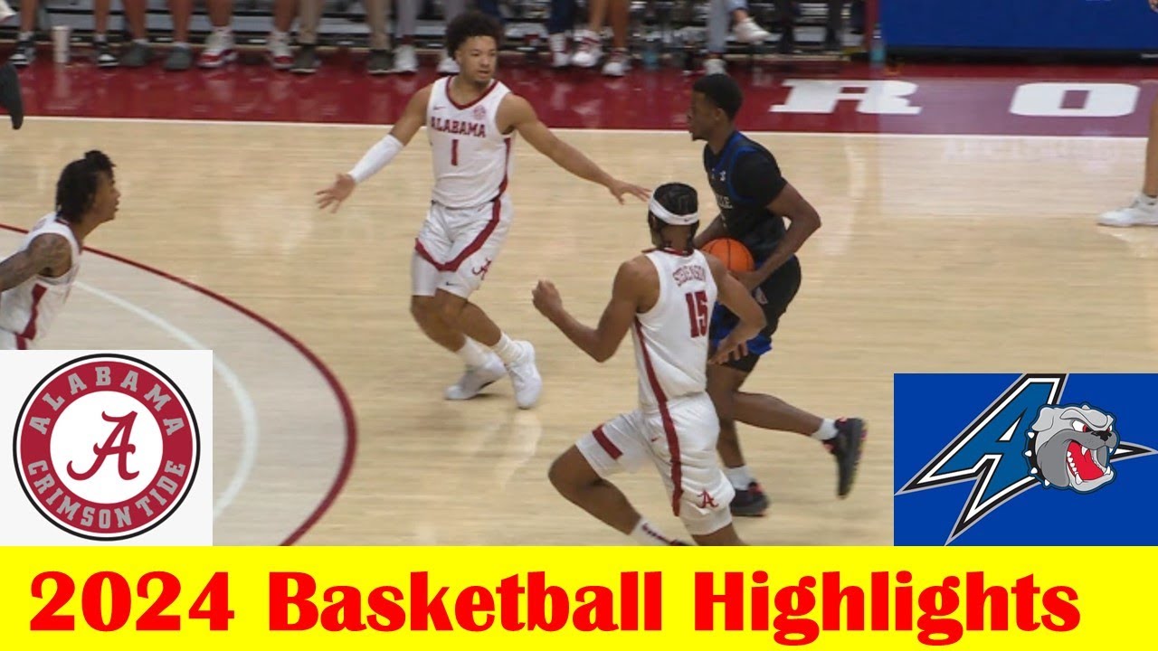 UNC Asheville vs #2 Alabama Basketball Game Highlights 11 4 2024 - YouTube